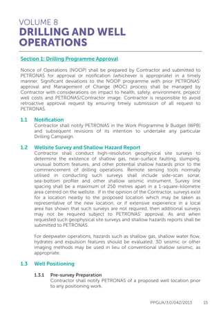 Petronas drilling operations guideline | PDF