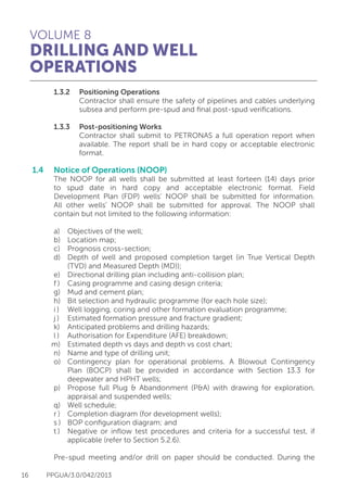Petronas drilling operations guideline | PDF