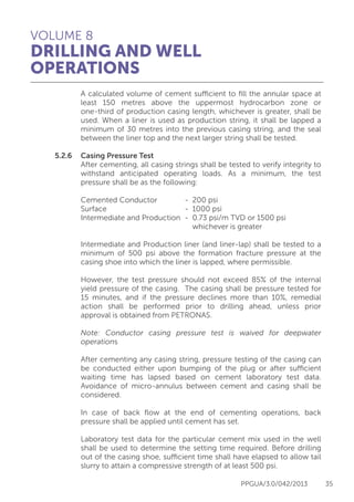Petronas drilling operations guideline | PDF