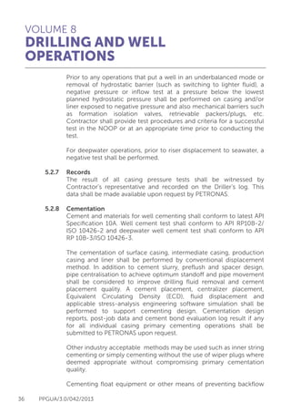 Petronas drilling operations guideline | PDF