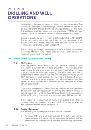 Petronas drilling operations guideline | PDF