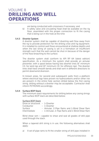 Petronas drilling operations guideline | PDF