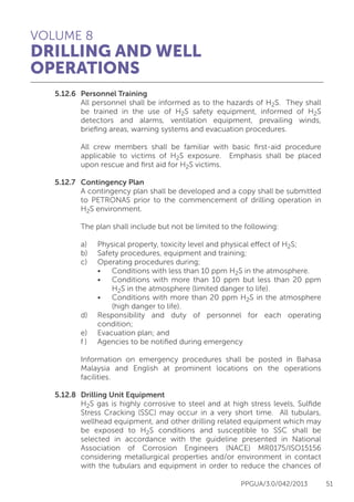 Petronas drilling operations guideline | PDF