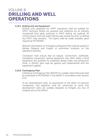 Petronas drilling operations guideline | PDF