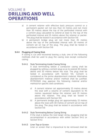 Petronas drilling operations guideline | PDF