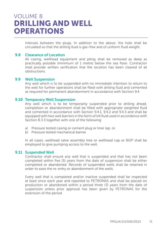 Petronas drilling operations guideline | PDF