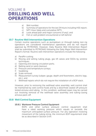 Petronas drilling operations guideline | PDF