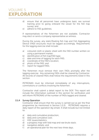 Petronas exploration guidelines | PDF