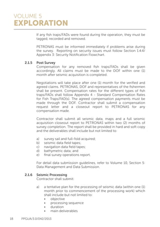 Petronas exploration guidelines | PDF