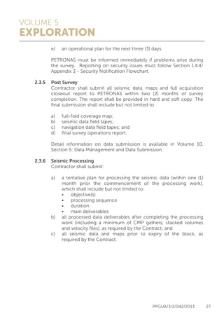 Petronas exploration guidelines | PDF