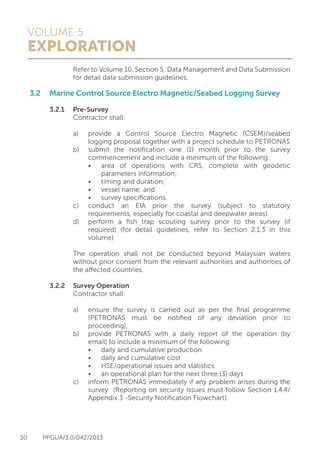 Petronas exploration guidelines | PDF