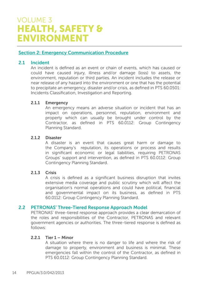 Petronas health, safety and environment guidelines (HSE) | PDF | Civil ...