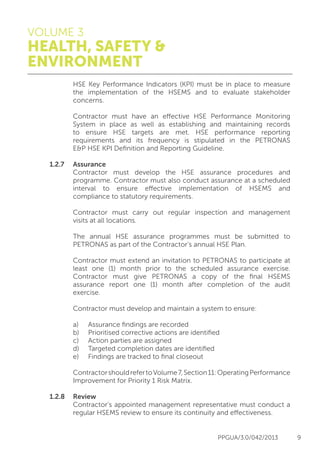 Petronas health, safety and environment guidelines (HSE) | PDF