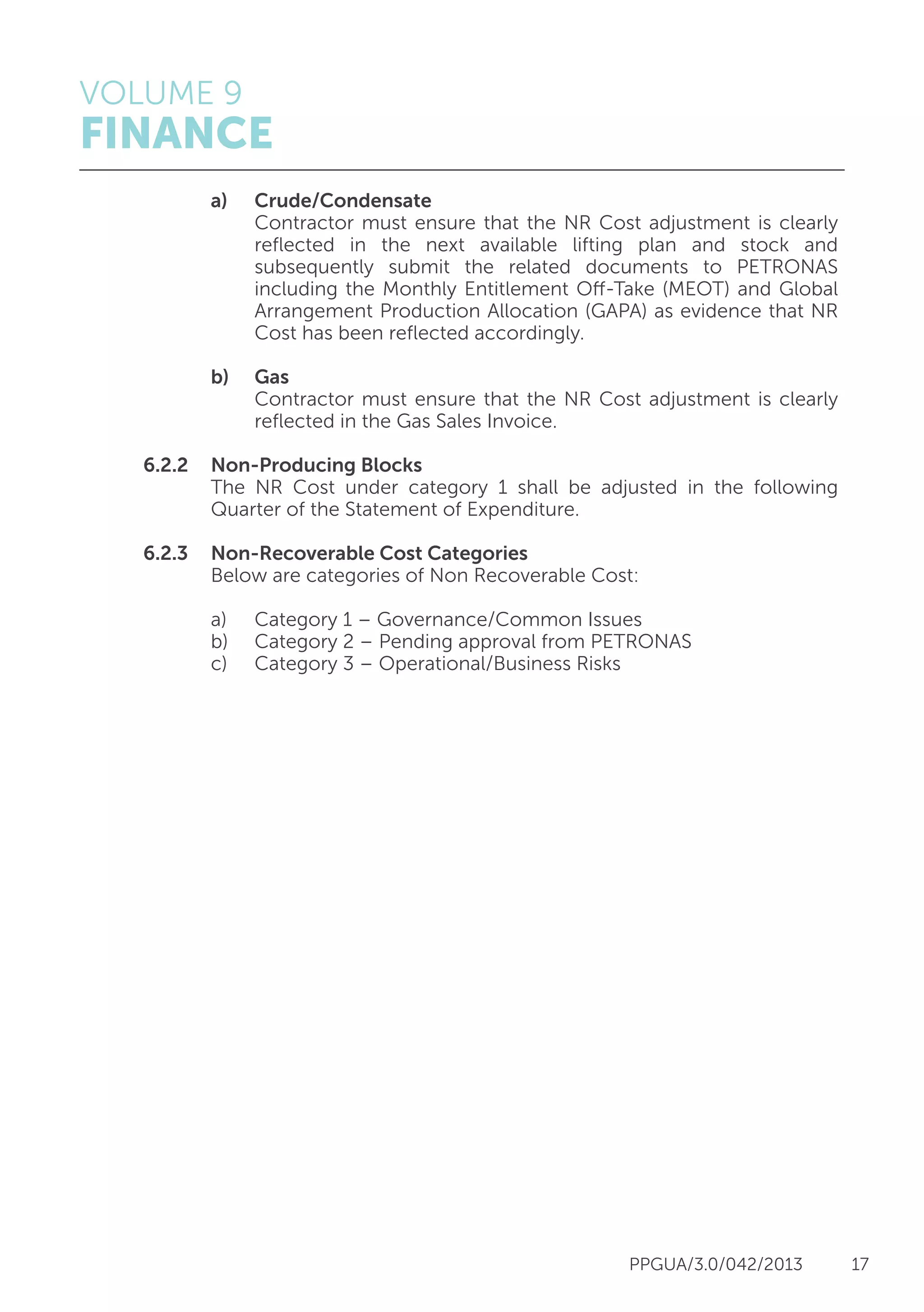 Petronas procedures and guidelines for finance | PDF