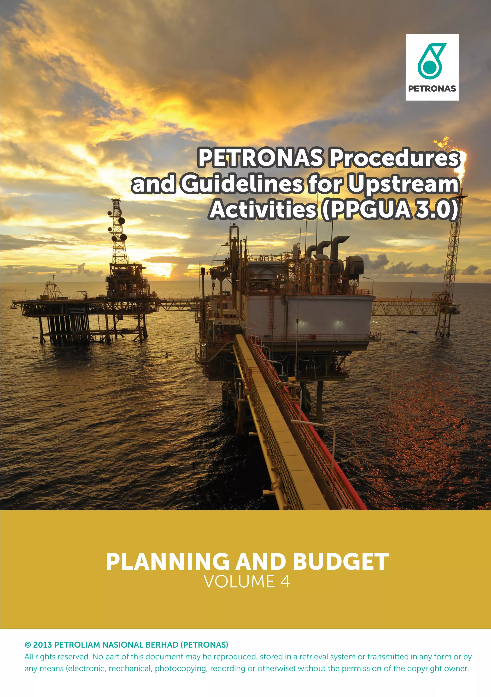Petronas procedures and guidelines for planning and budgeting | PDF