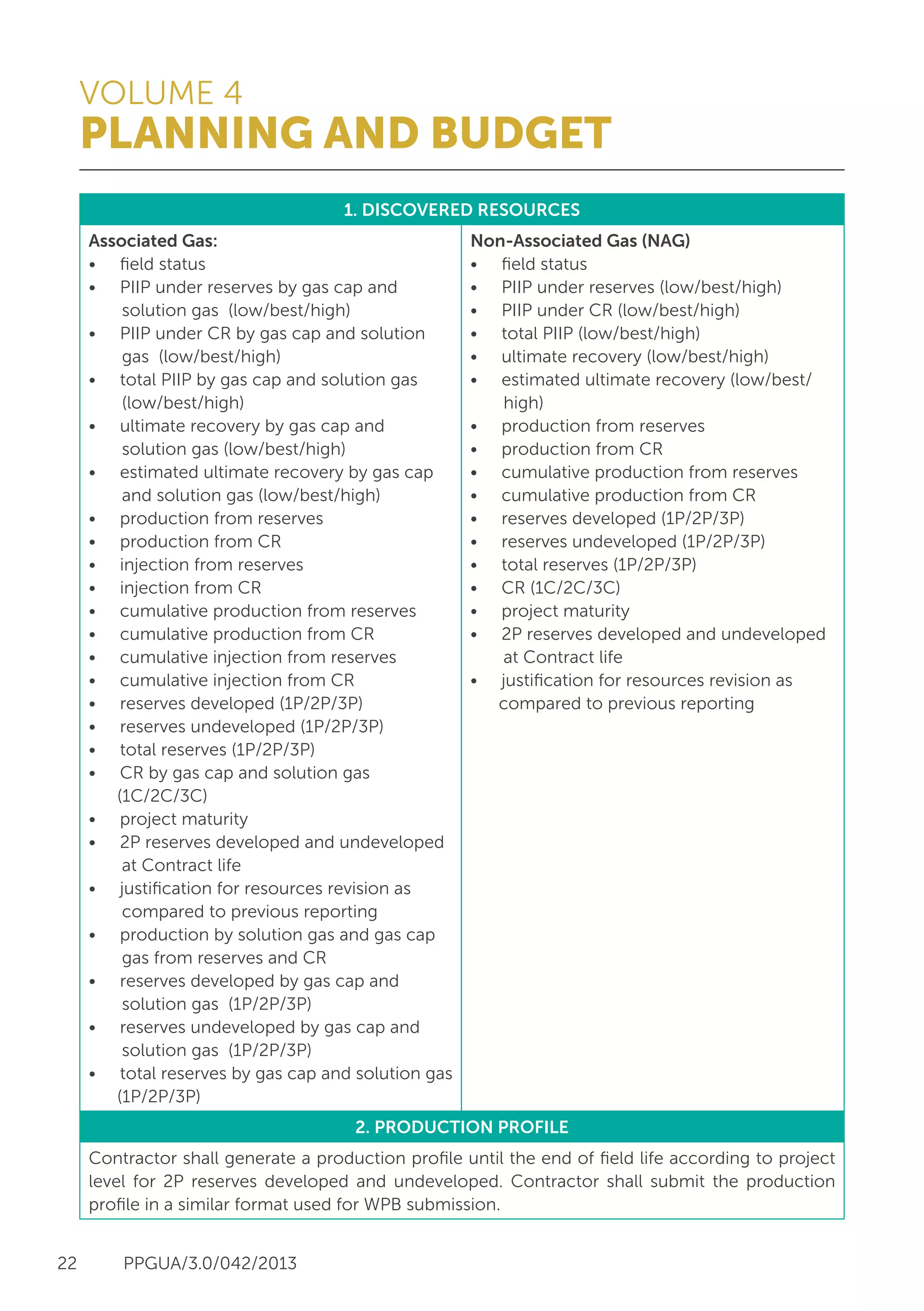Petronas procedures and guidelines for planning and budgeting | PDF
