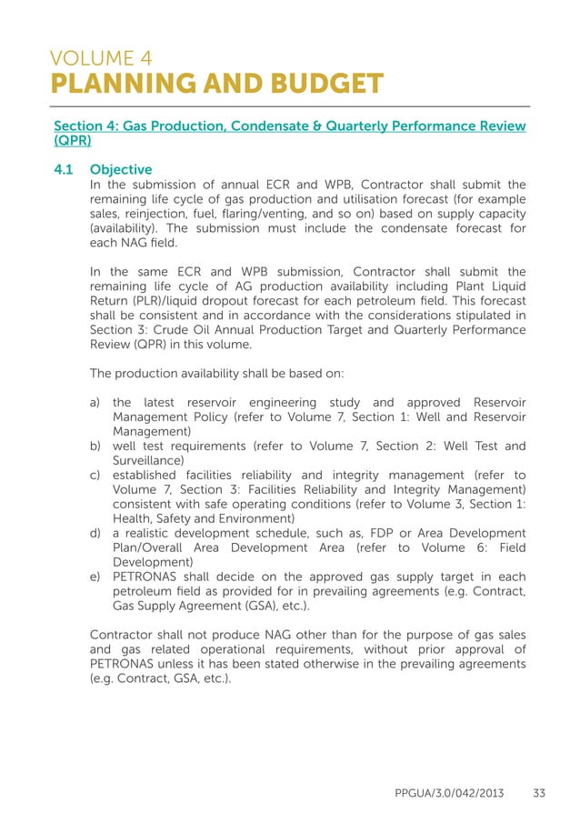 Petronas procedures and guidelines for planning and budgeting | PDF ...