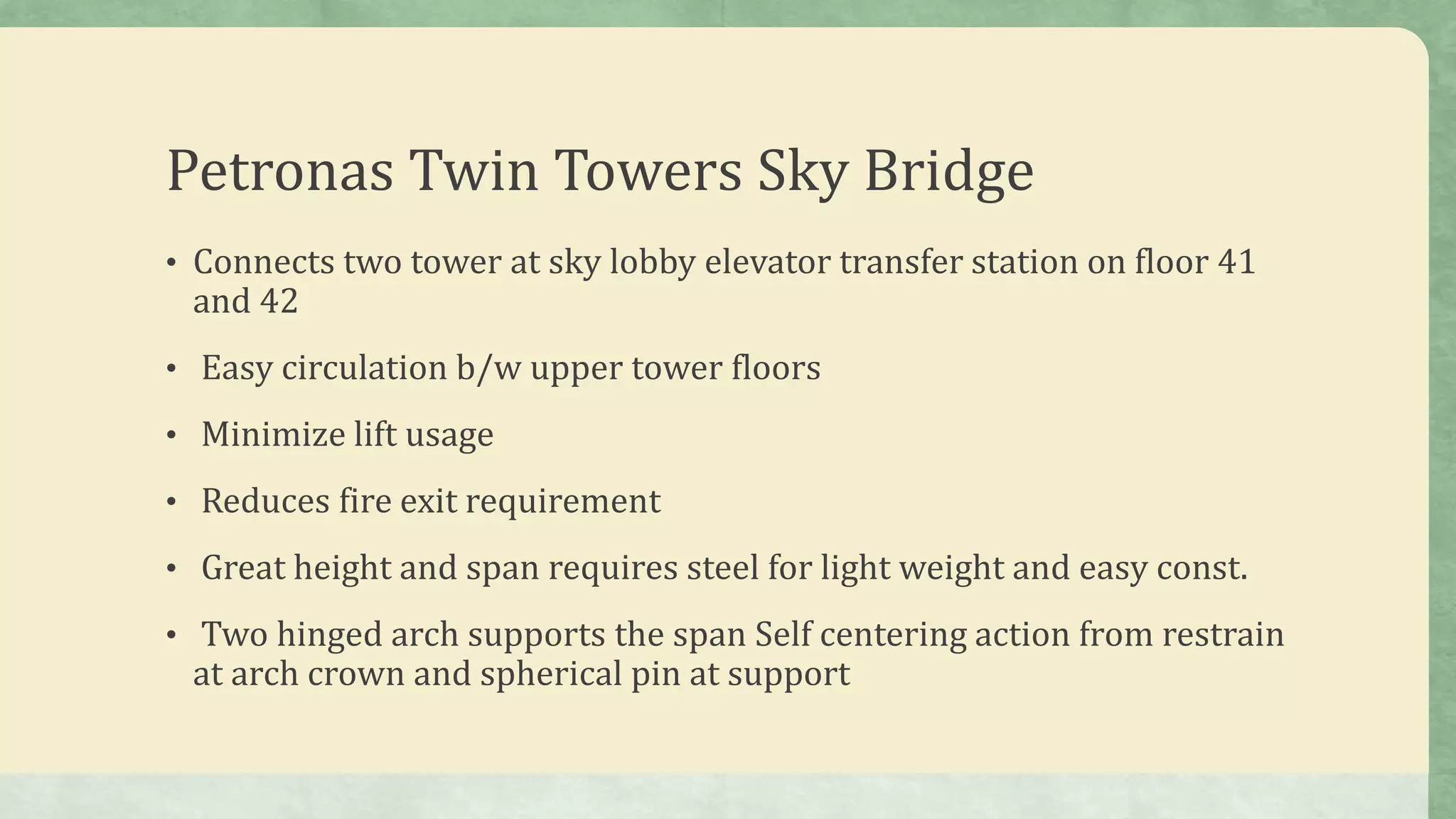 Petronas tower | PPTX