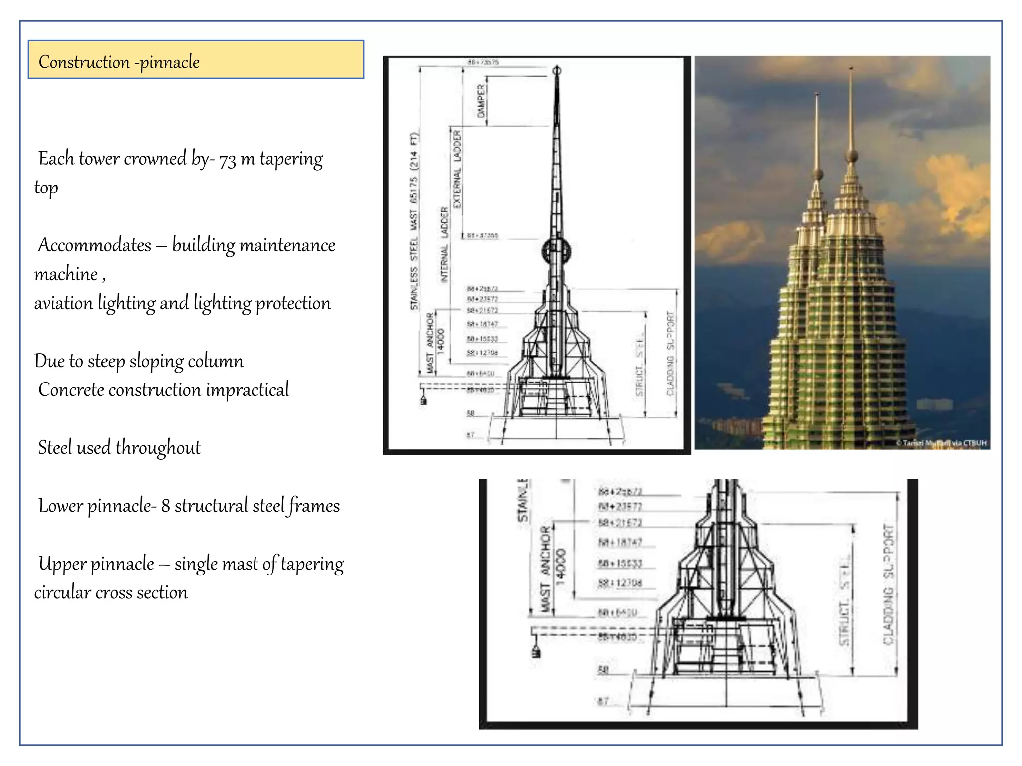 Petronas tower - Malaysia (Theory of Structures) | PPTX