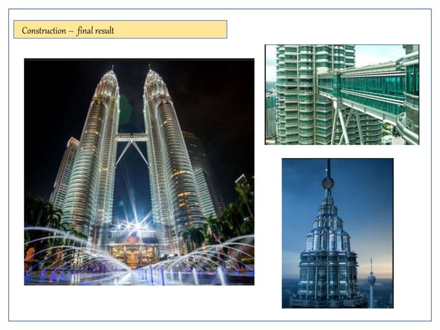 Petronas tower - Malaysia (Theory of Structures) | PPTX | Geology | Science