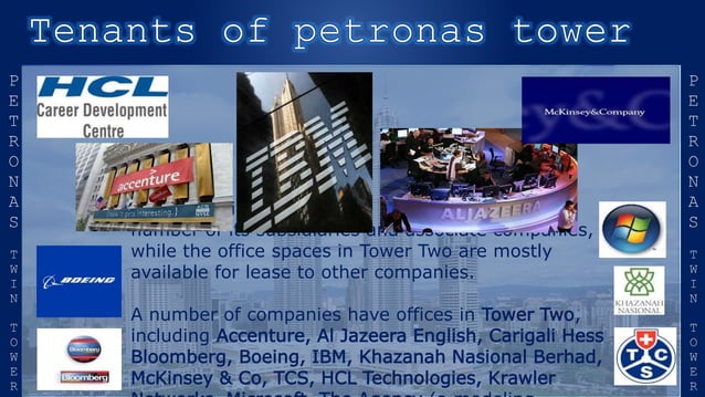 Petronas twin tower | PPTX | Civil Engineering Industry | Industries