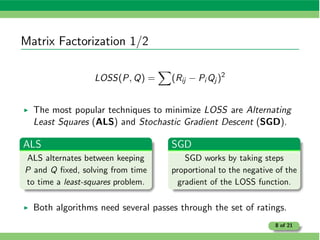 LCBM: Statistics-Based Parallel Collaborative Filtering | PDF