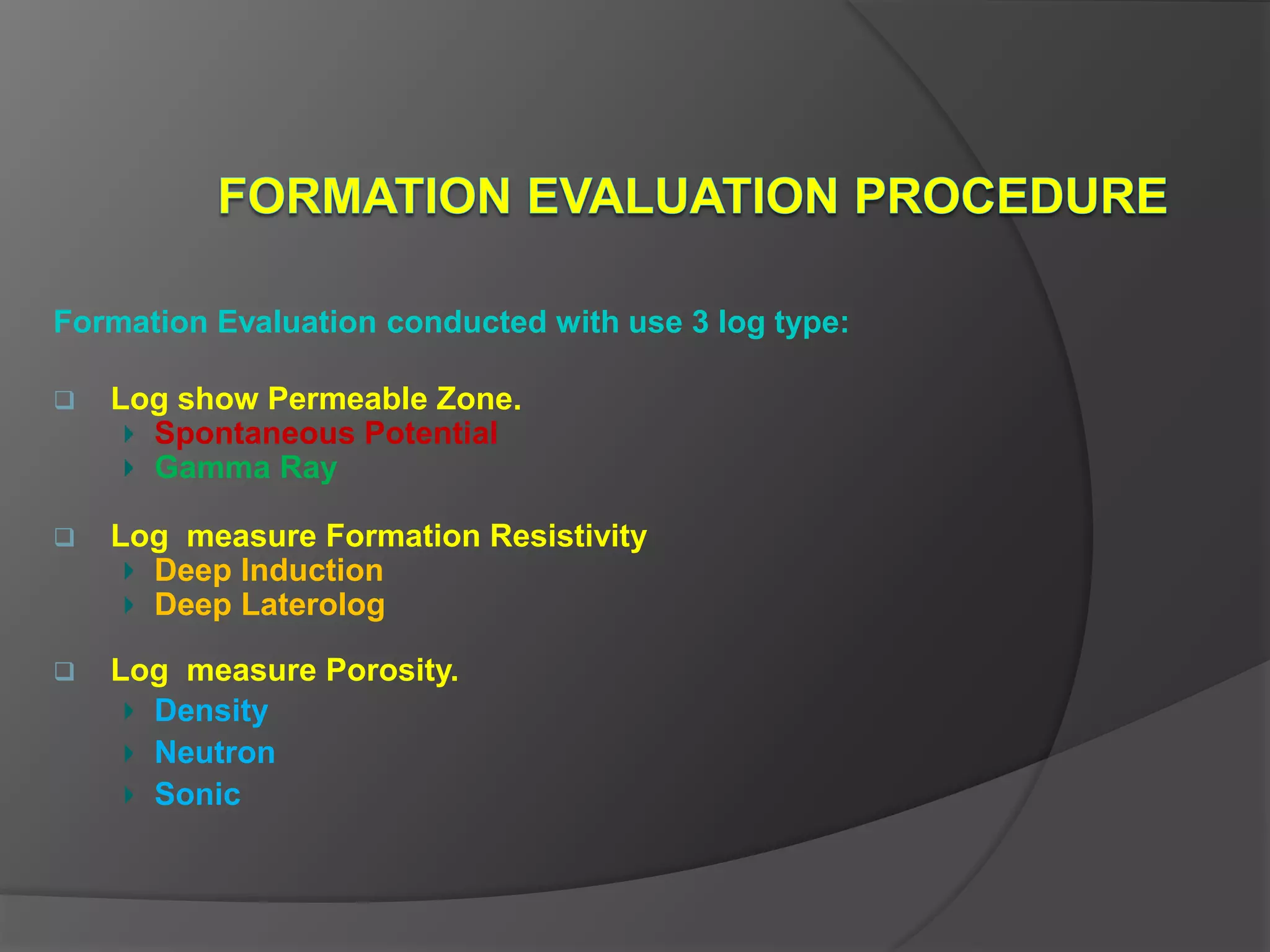 Petrophysic interpretation | PPTX