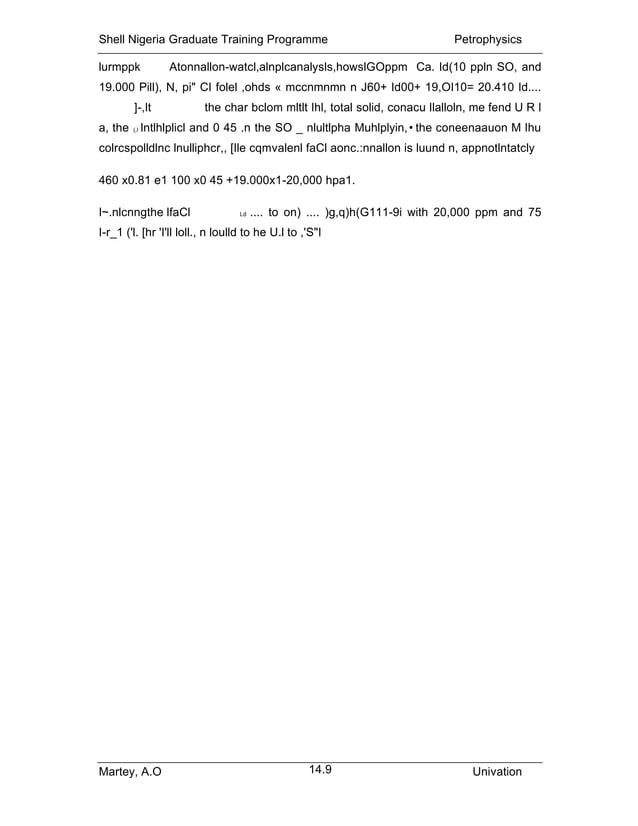 Petrophysics 14 resistivity logs | PDF