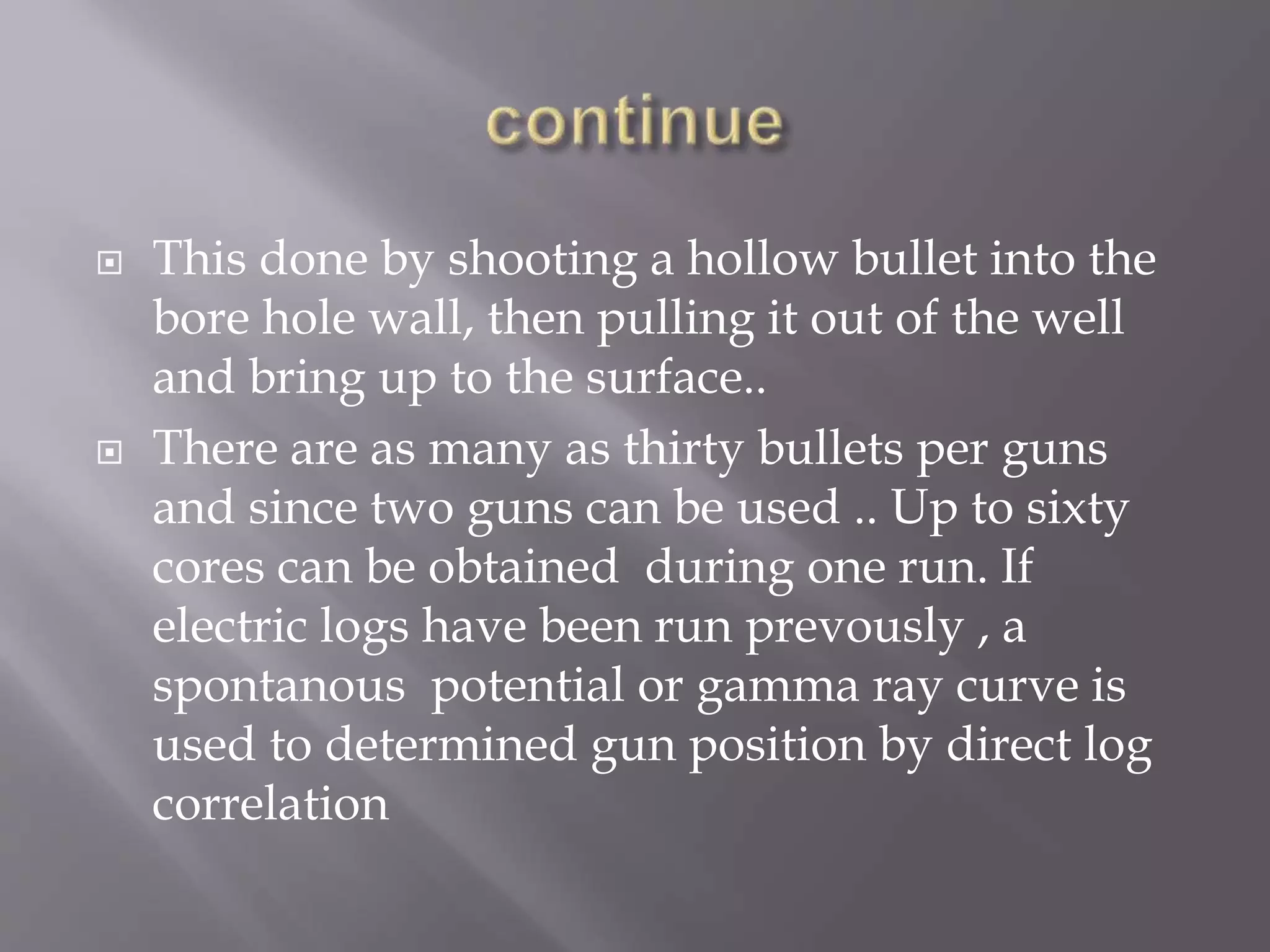 Coring and its types | PPTX