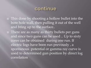 Coring and its types | PPTX