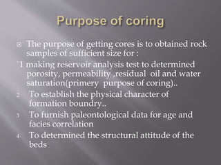 Coring and its types | PPTX