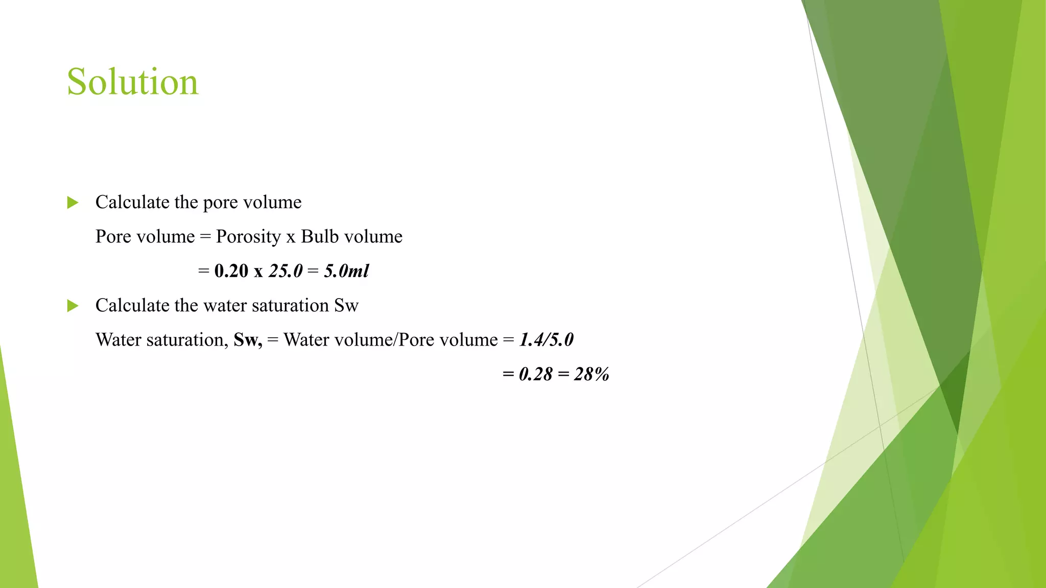 fluid saturation | PPTX