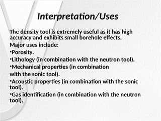 Petrophysics Theories & Principles.potential , gamma ray, lithology porosity tools, resistivity ...