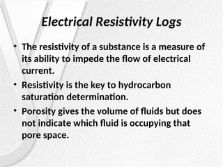 Petrophysics Theories & Principles.potential , gamma ray, lithology ...