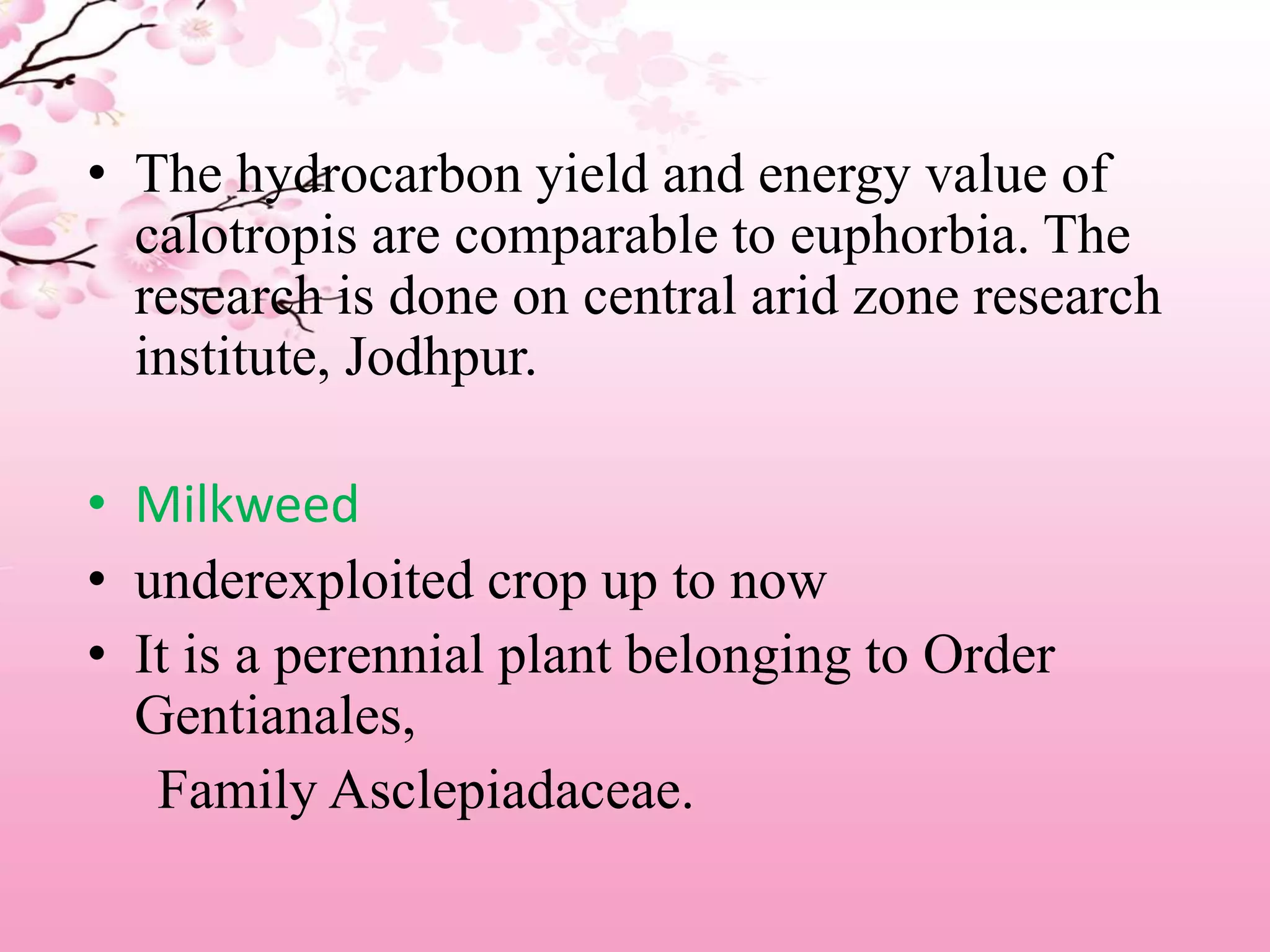 Petroplants | PPTX