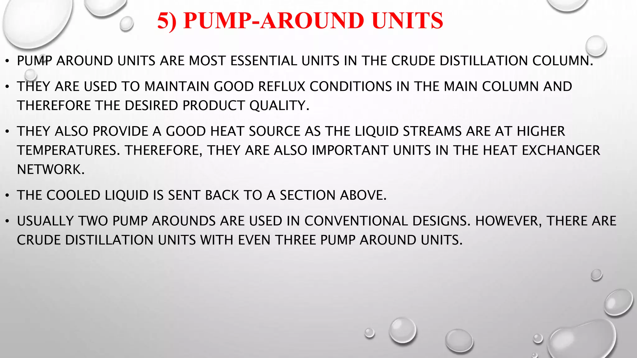 crude oil refining process - CDU & VDU | PPTX