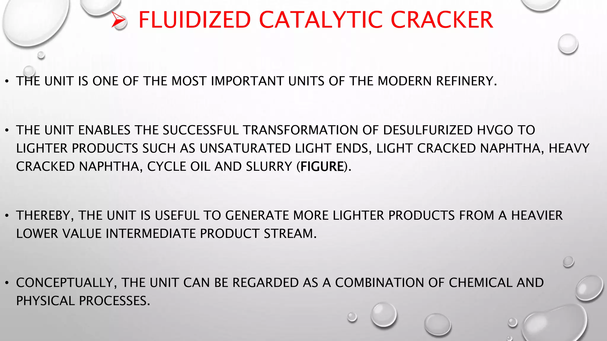 crude oil refining process - CDU & VDU | PPTX