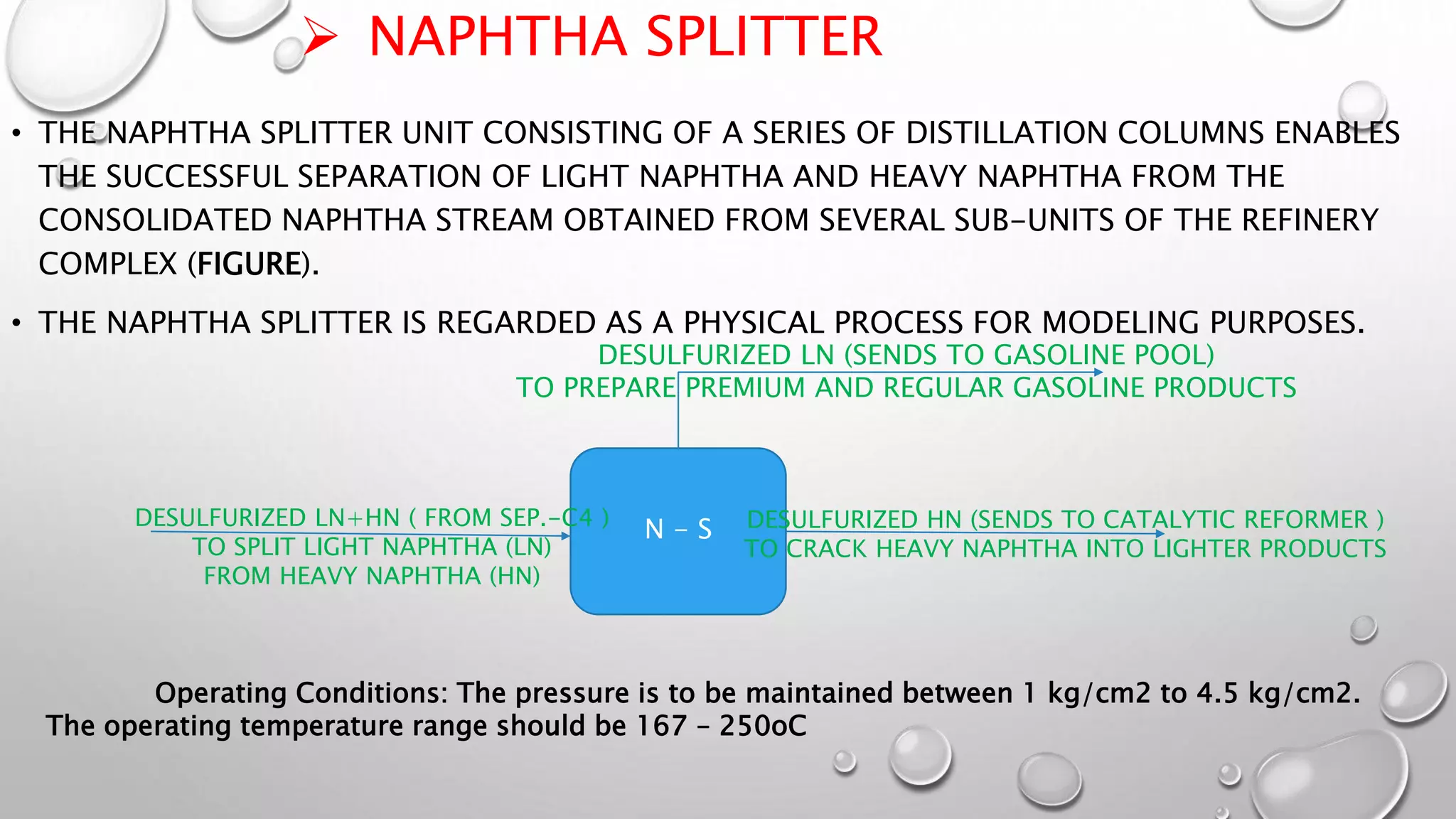 crude oil refining process - CDU & VDU | PPTX