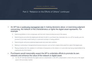 Petros Law Group- SEC Investment Contract Framework Breakdown | PPTX