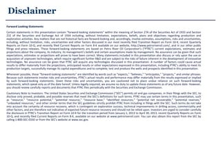 Petro River Oil Corp - Petro Spring | PDF