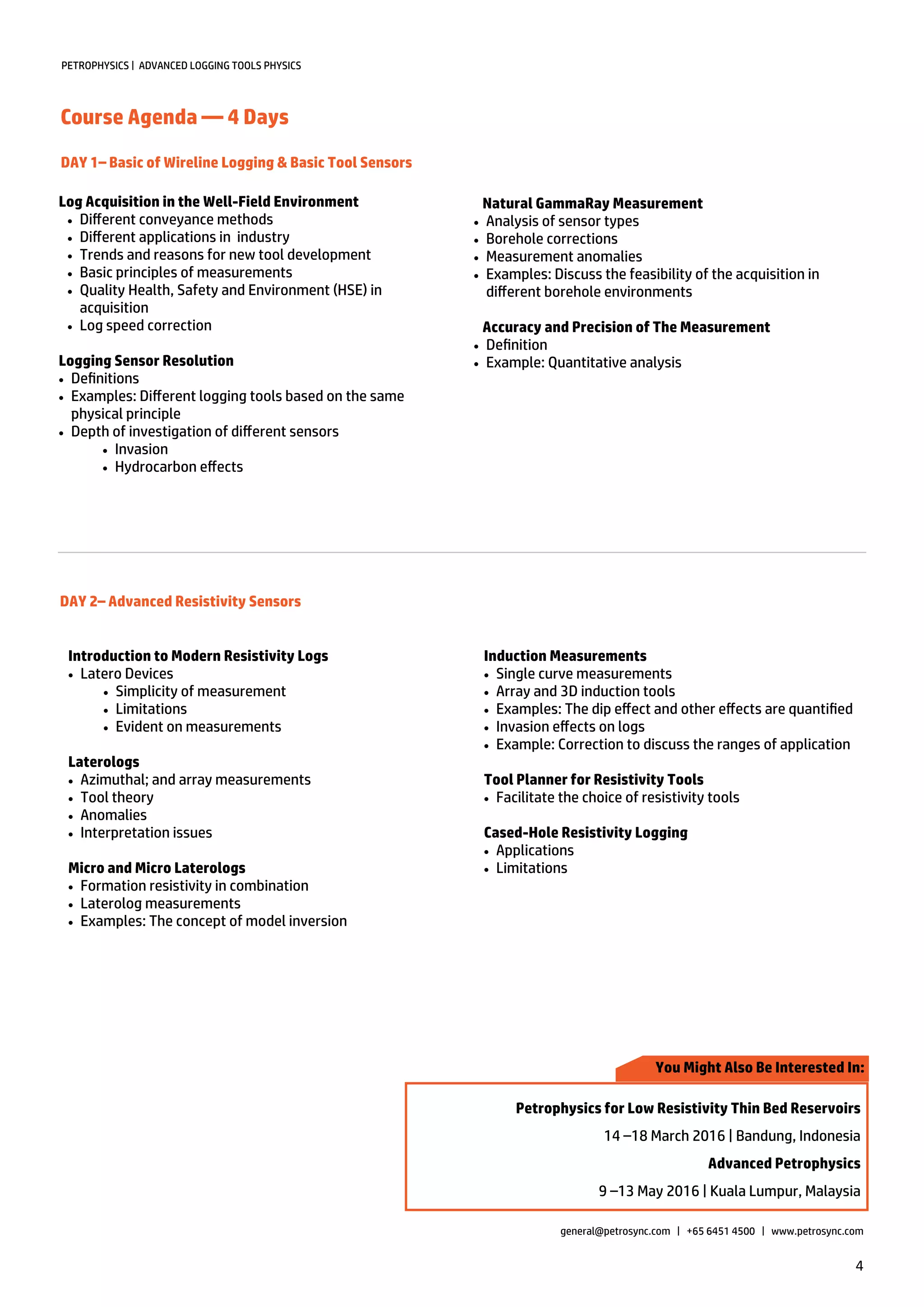 PetroSync Advanced Logging Tool Physics | PDF
