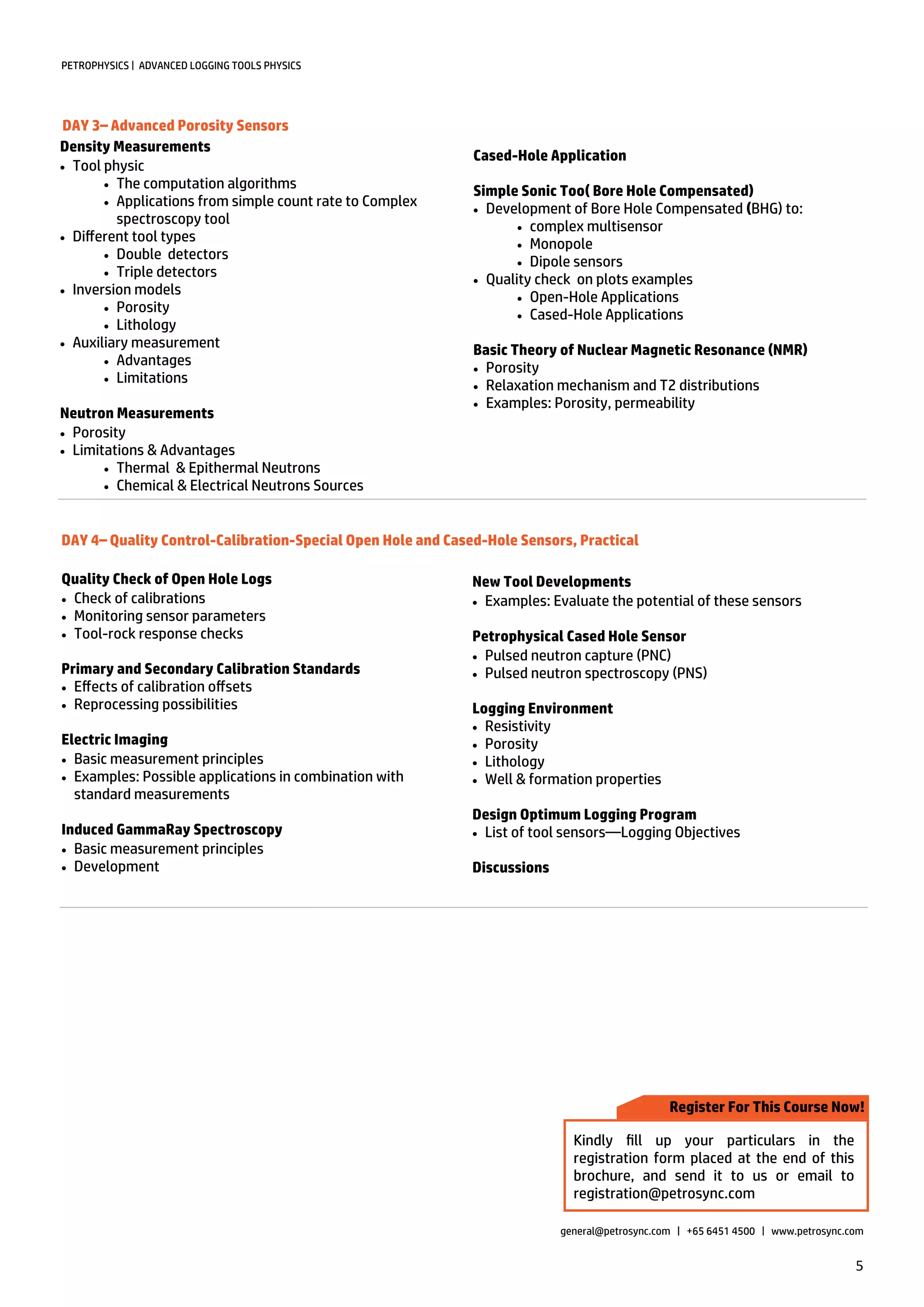 PetroSync Advanced Logging Tool Physics | PDF