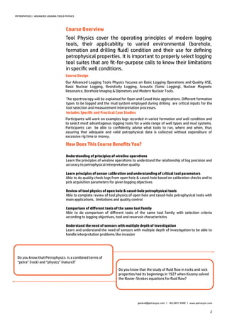PetroSync Advanced Logging Tool Physics | PDF