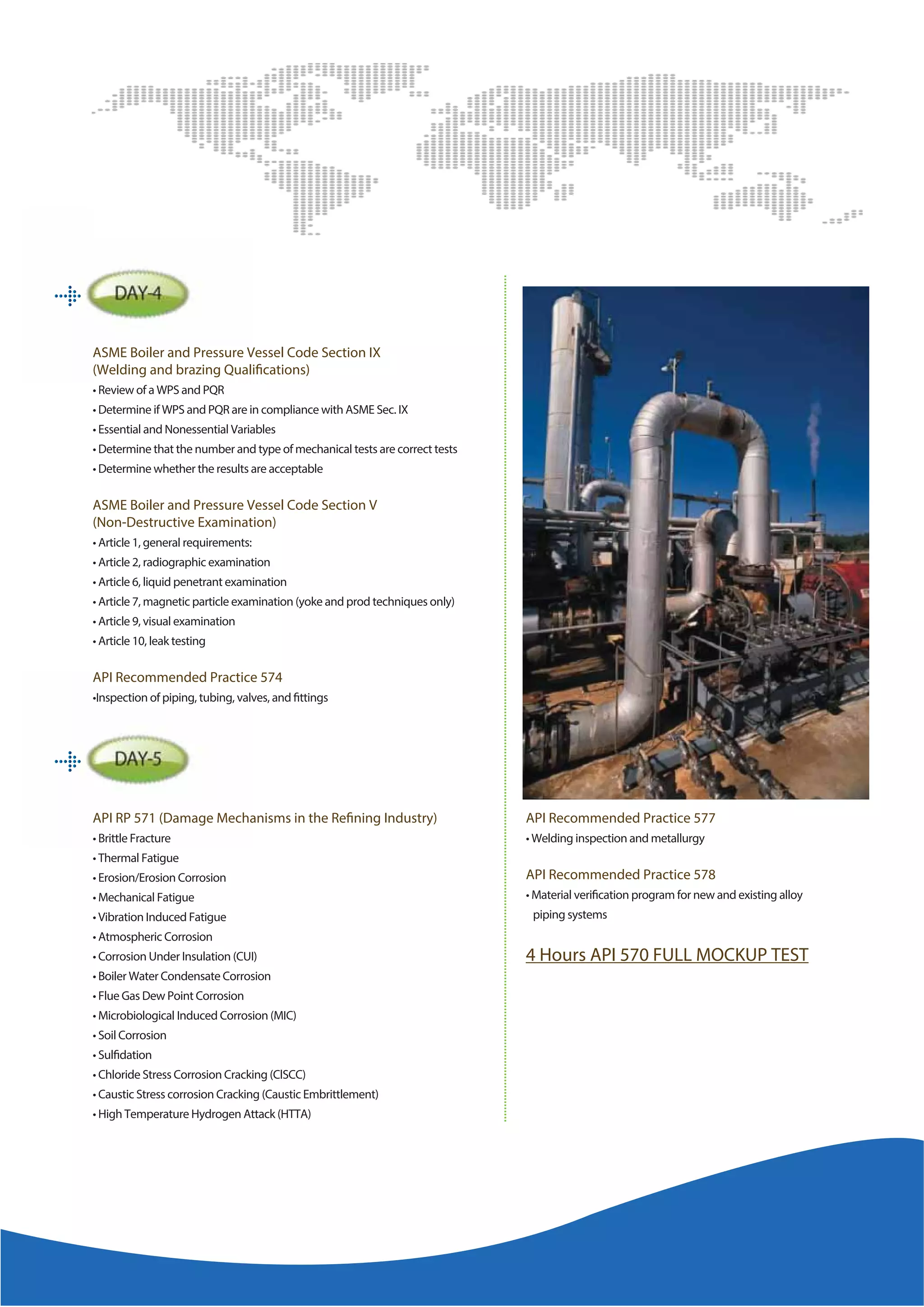 PetroSync - API 570 Piping Inspector course | PDF