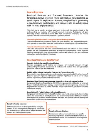 PetroSync - Fractured Reservoir Modeling with Application to Fractured ...