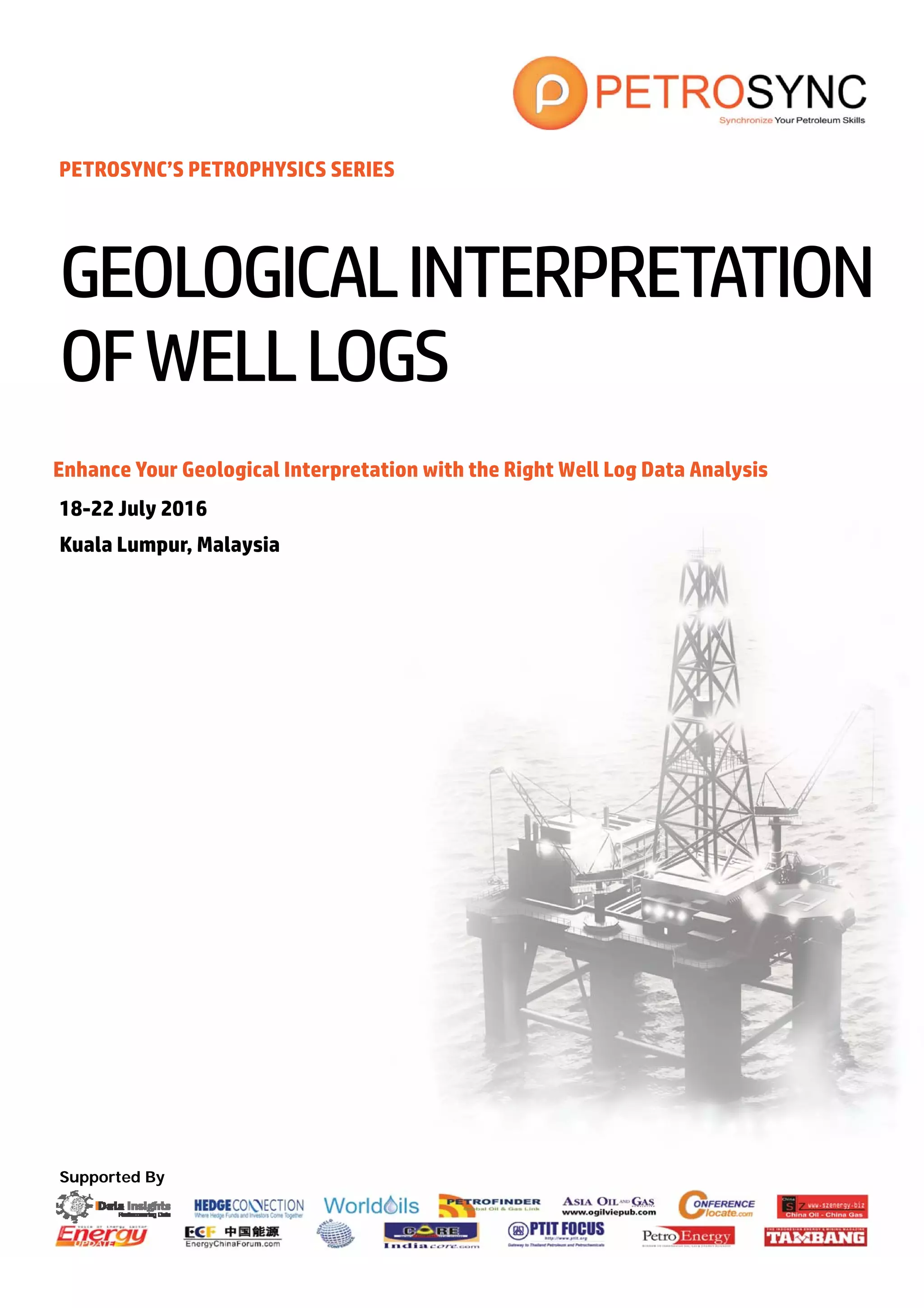 PetroSync - Geological Interpretation of Well Logs | PDF