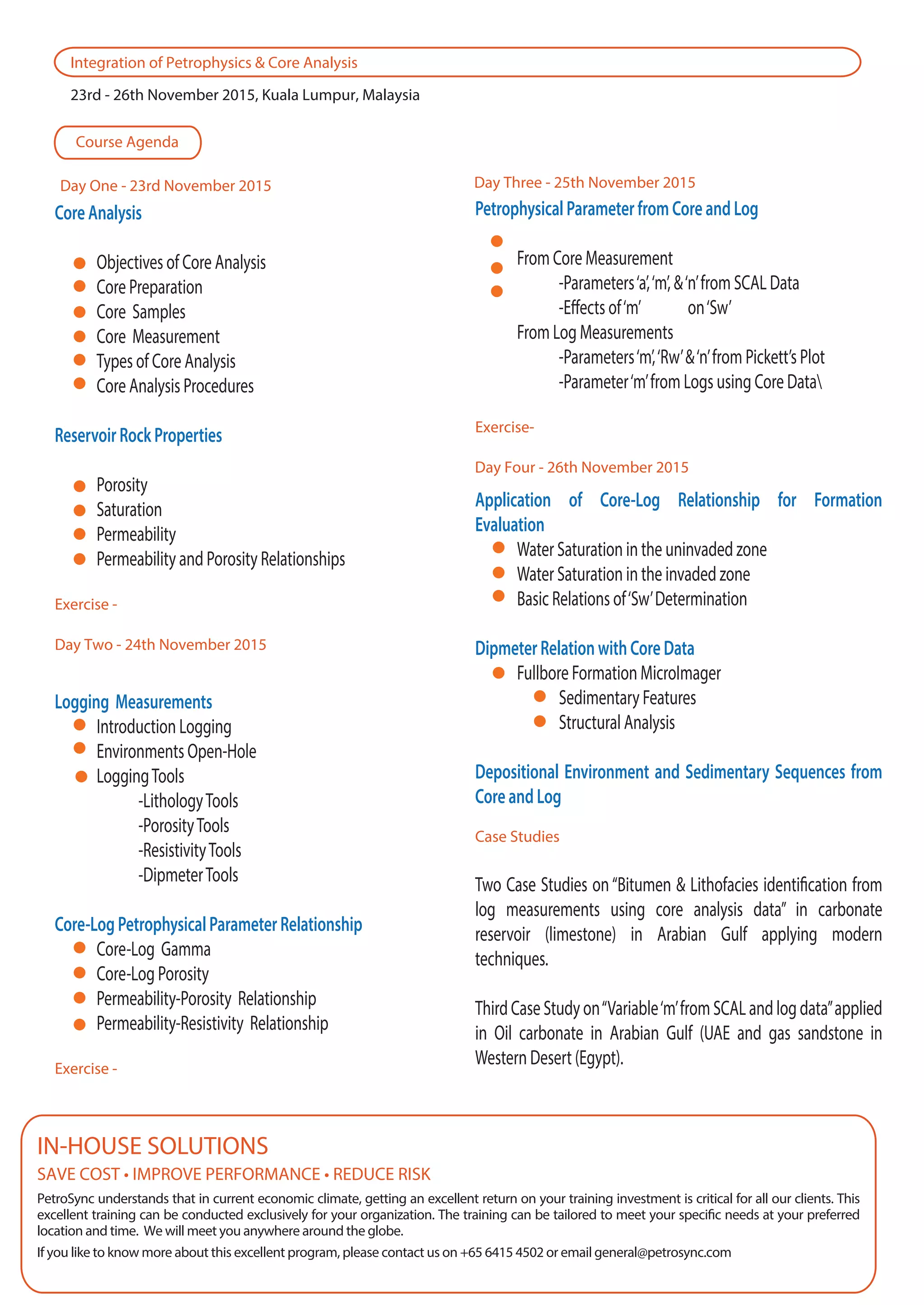PetroSync - Integration of Petrophysics and Core Analysis | PDF