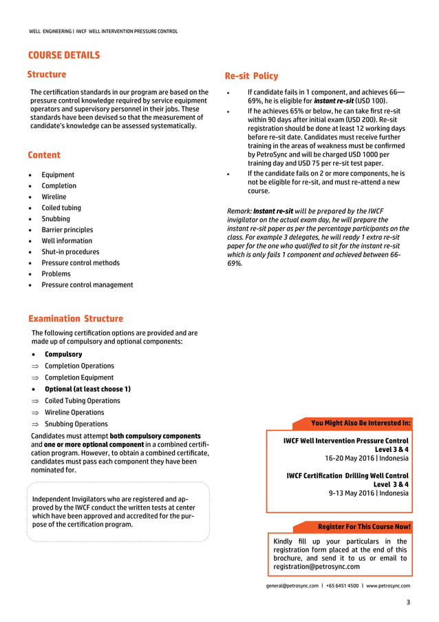 PetroSync - IWCF Well Intervention Pressure Control Level 2 | PDF
