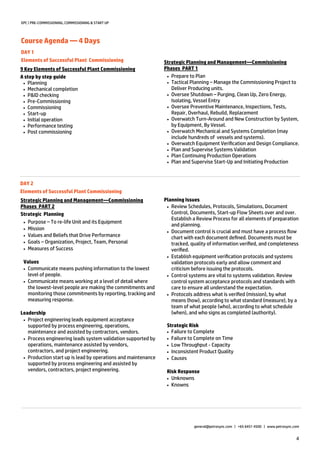 PetroSync - Pre-Commissioning, Commissioning and Start-Up | PDF