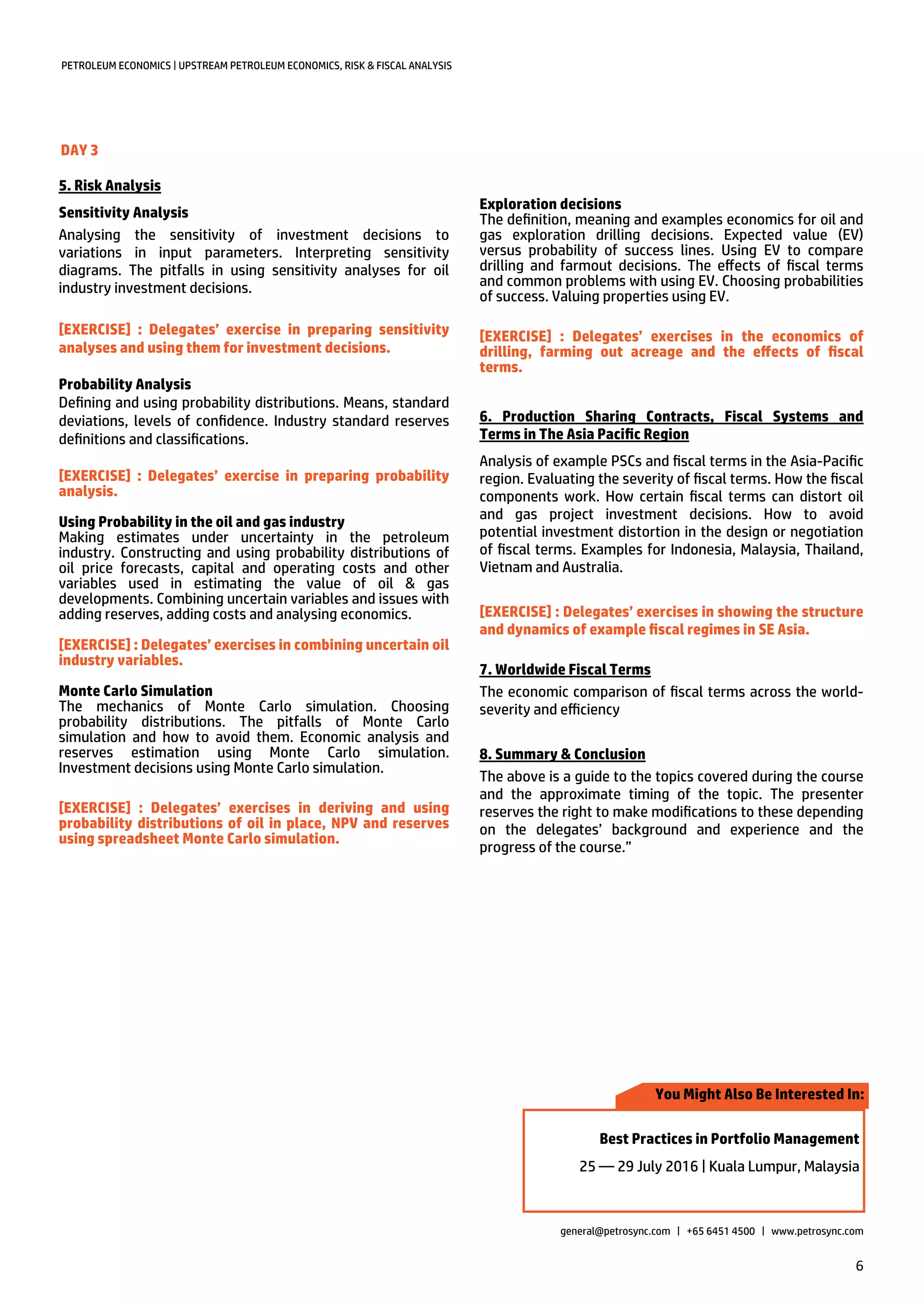 PetroSync - Upstream Petroleum Economics, Risk and Fiscal Analysis | PDF